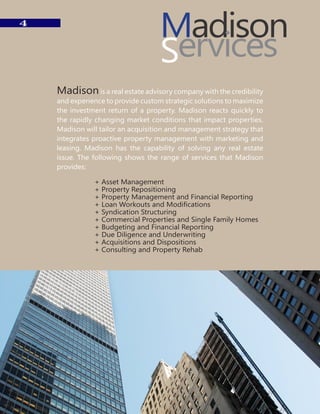 Madison Company Booklet 2011 | PDF