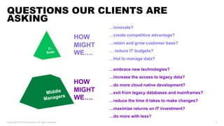 MongoDB World 2019: Data Digital Decoupling | PDF | Cloud Computing | Internet