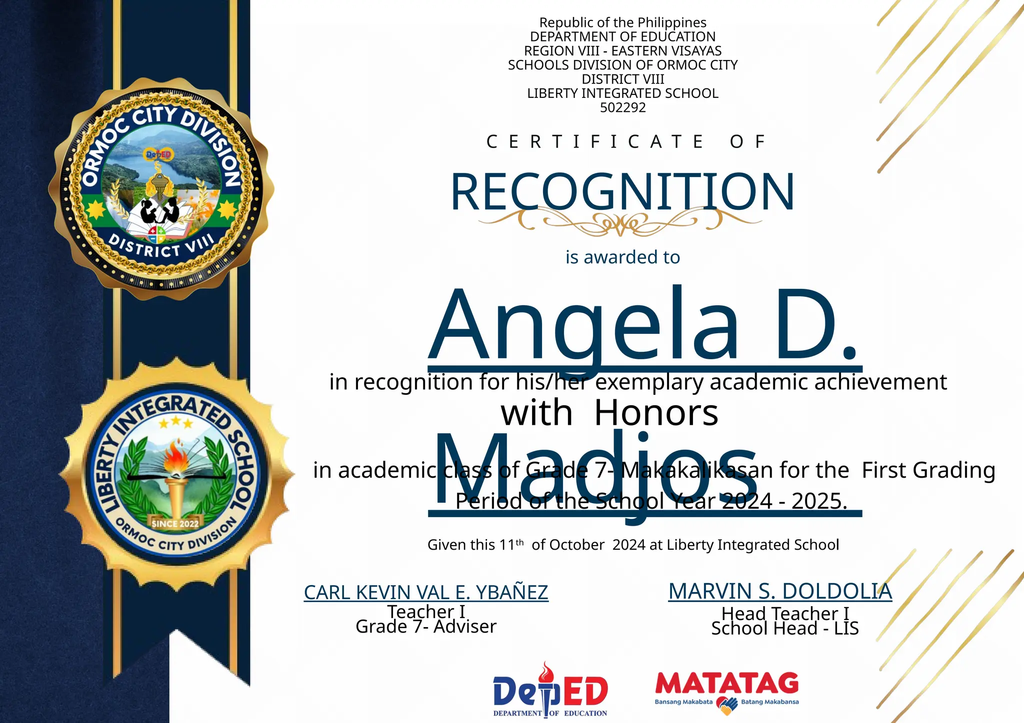 Understanding the “With Honors” Recognition | PPTX