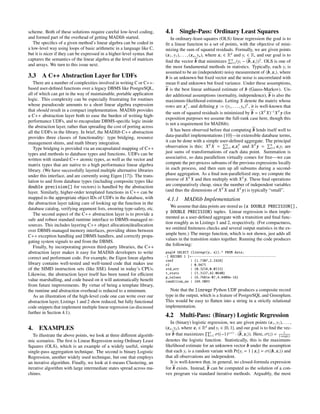 The MADlib Analytics Library | PDF