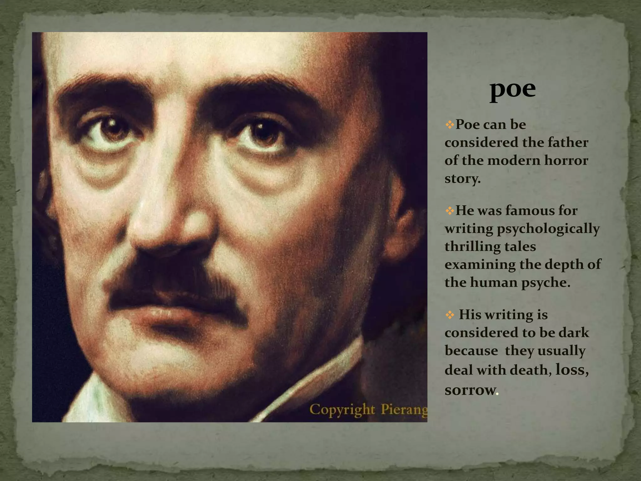 Madness in edgar allan poe writing | PPTX