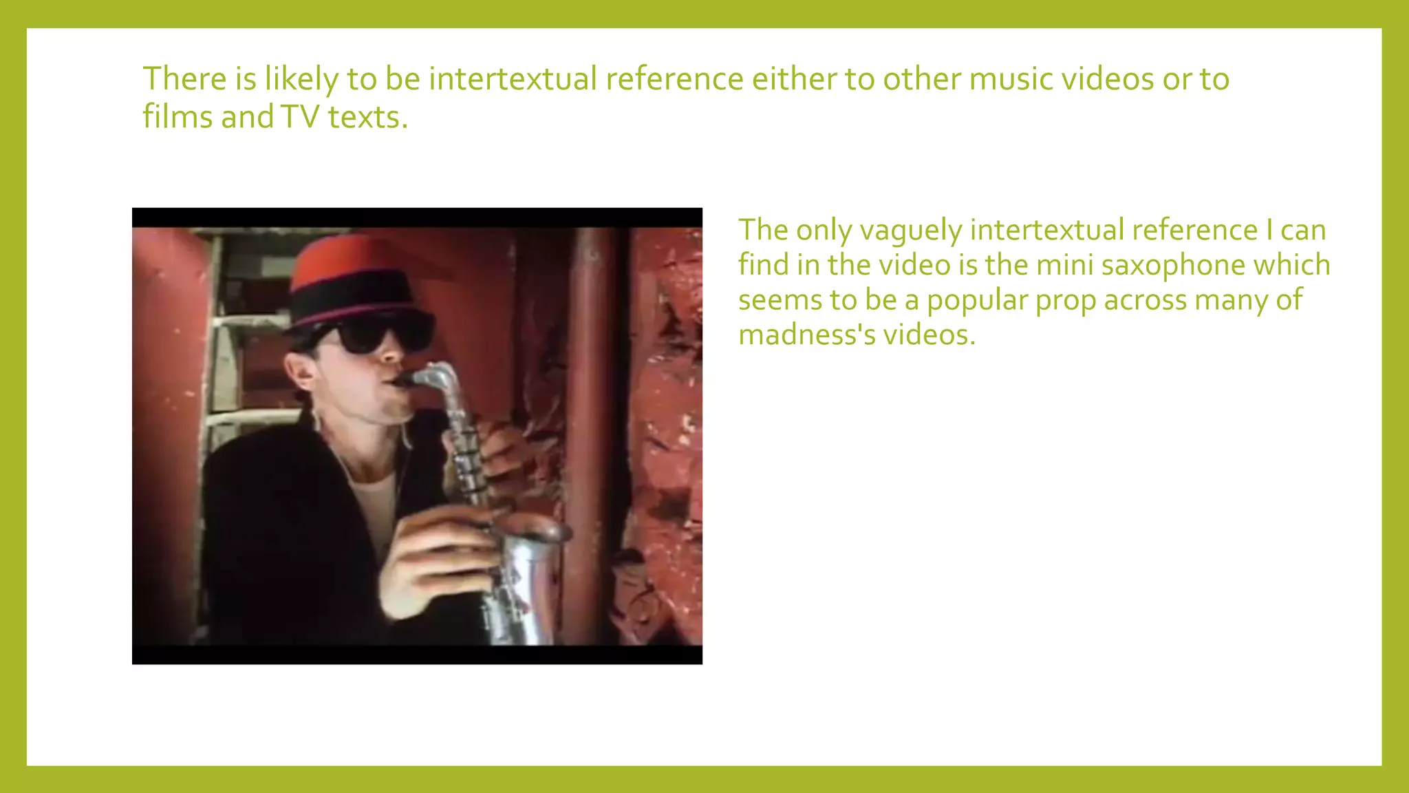 Madness (one step beyond) music video | PPT