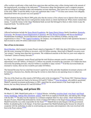 BERNARD "BERNIE" MADOFF - Wikipedia Information | PDF