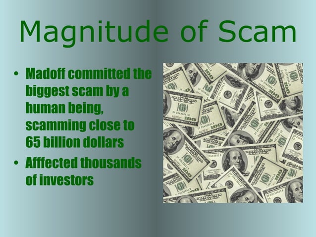 Madoff Investment Scandal | PPT