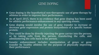 COMMON DOPING CHEMICALS AND ITS PHARMACOLOGY | PPTX