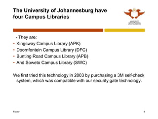 Madondo our journey down the self check road | PPT