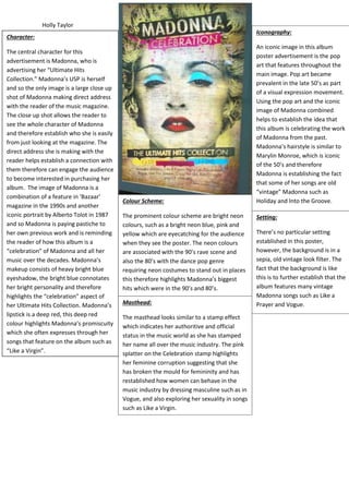 Madonna poster | PDF