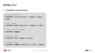 Shifter - Docker Containers for HPC | PDF