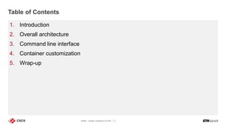 Shifter - Docker Containers for HPC | PDF