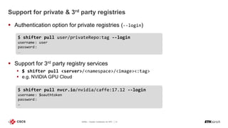 Shifter - Docker Containers for HPC | PDF