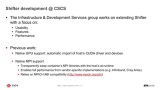 Shifter - Docker Containers for HPC | PDF