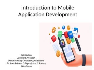 Mobile Application development - Introduction | PPTX