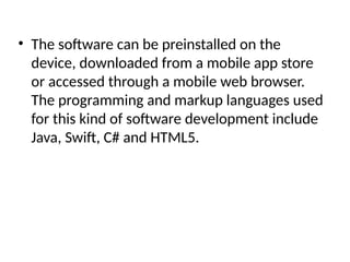 Mobile Application development - Introduction | PPTX