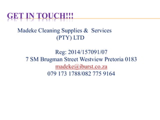 Mad profile 2017 cleaning | PPT