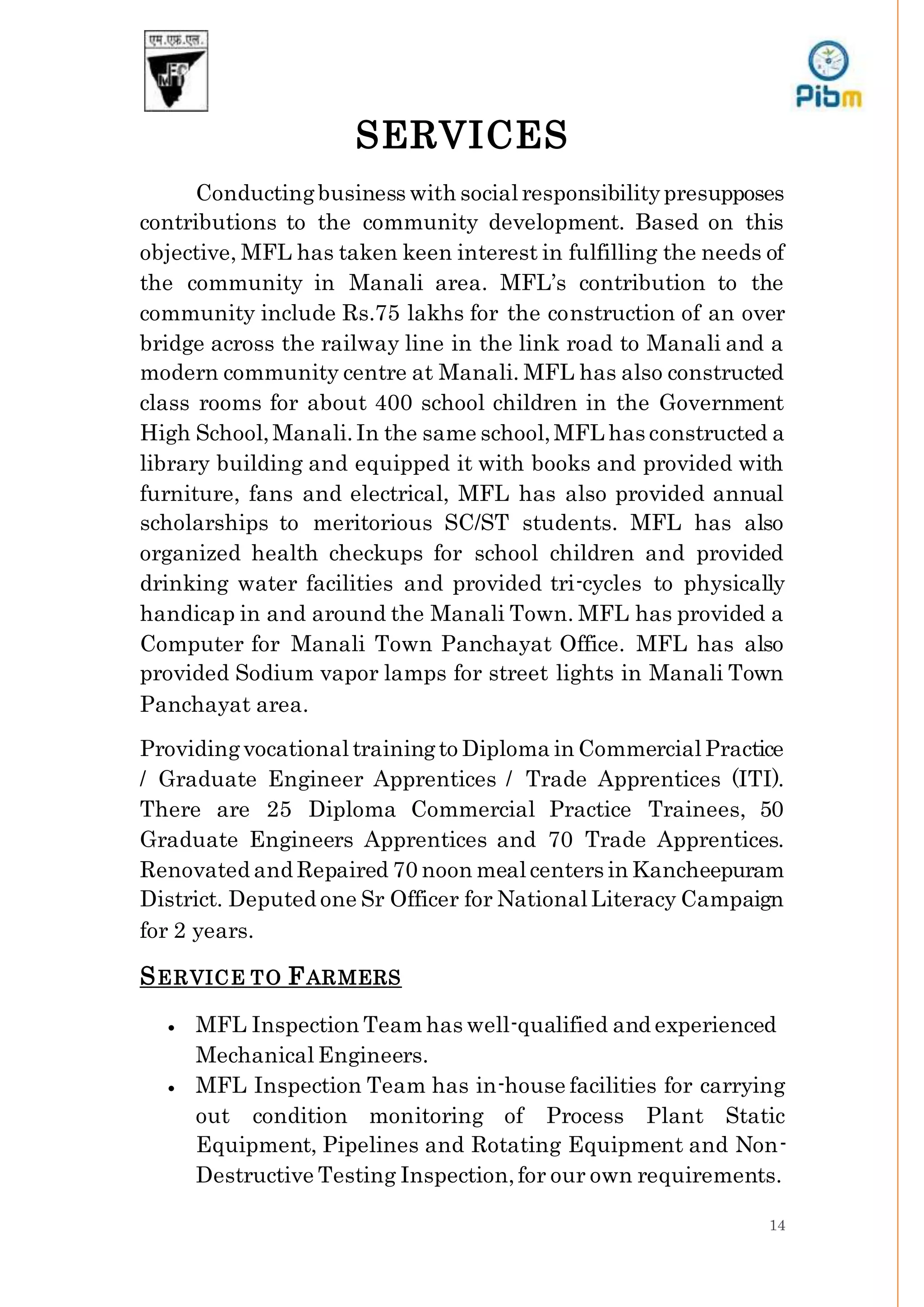 Madras fertilizers limited | DOCX