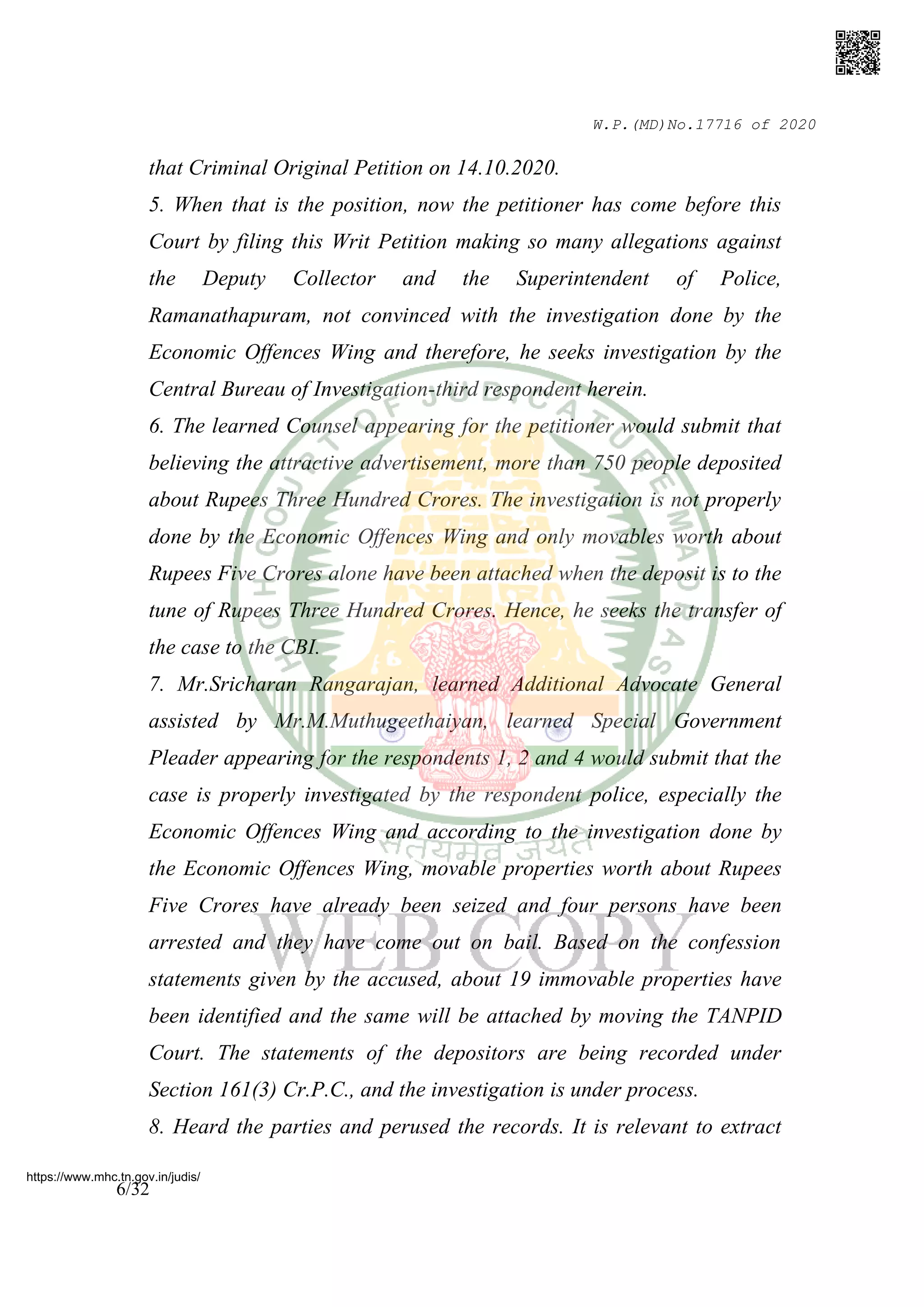 Madras hc cbi judgment | PDF