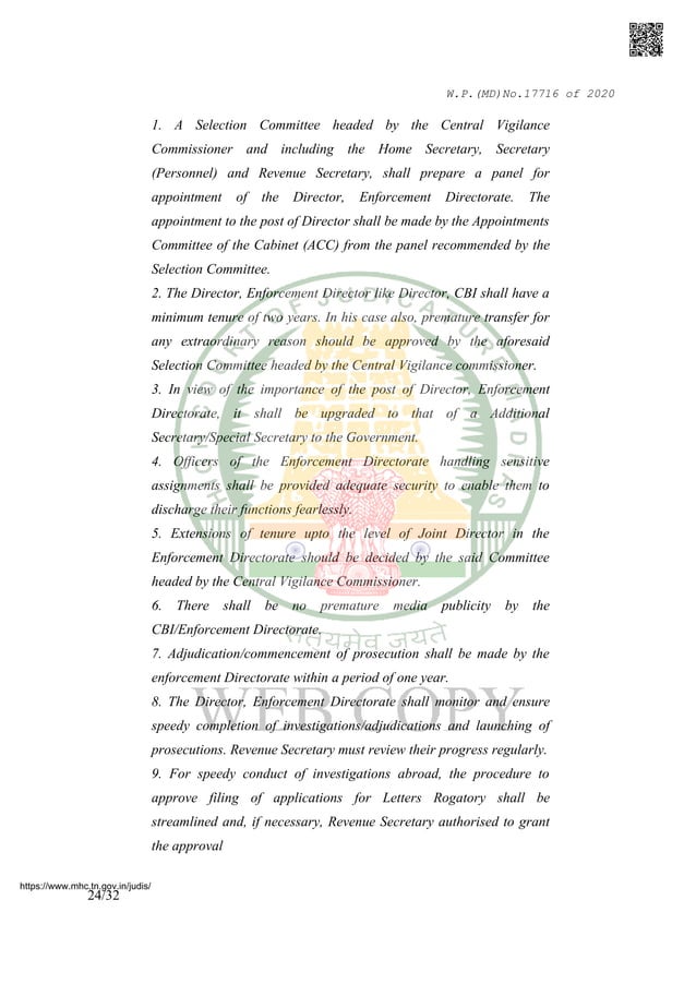 Madras hc cbi judgment | PDF