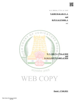 Madras hc cbi judgment | PDF