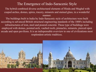 INDO-SARCENIC ARCHITECTURE - MADRAS HIGH COURT | PPTX