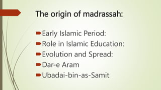 Madrassah Education.pptx PowerPoint slide | PPTX