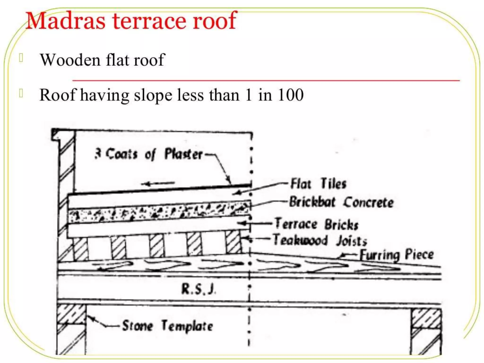MADRAS TERRACE ROOF.ppt