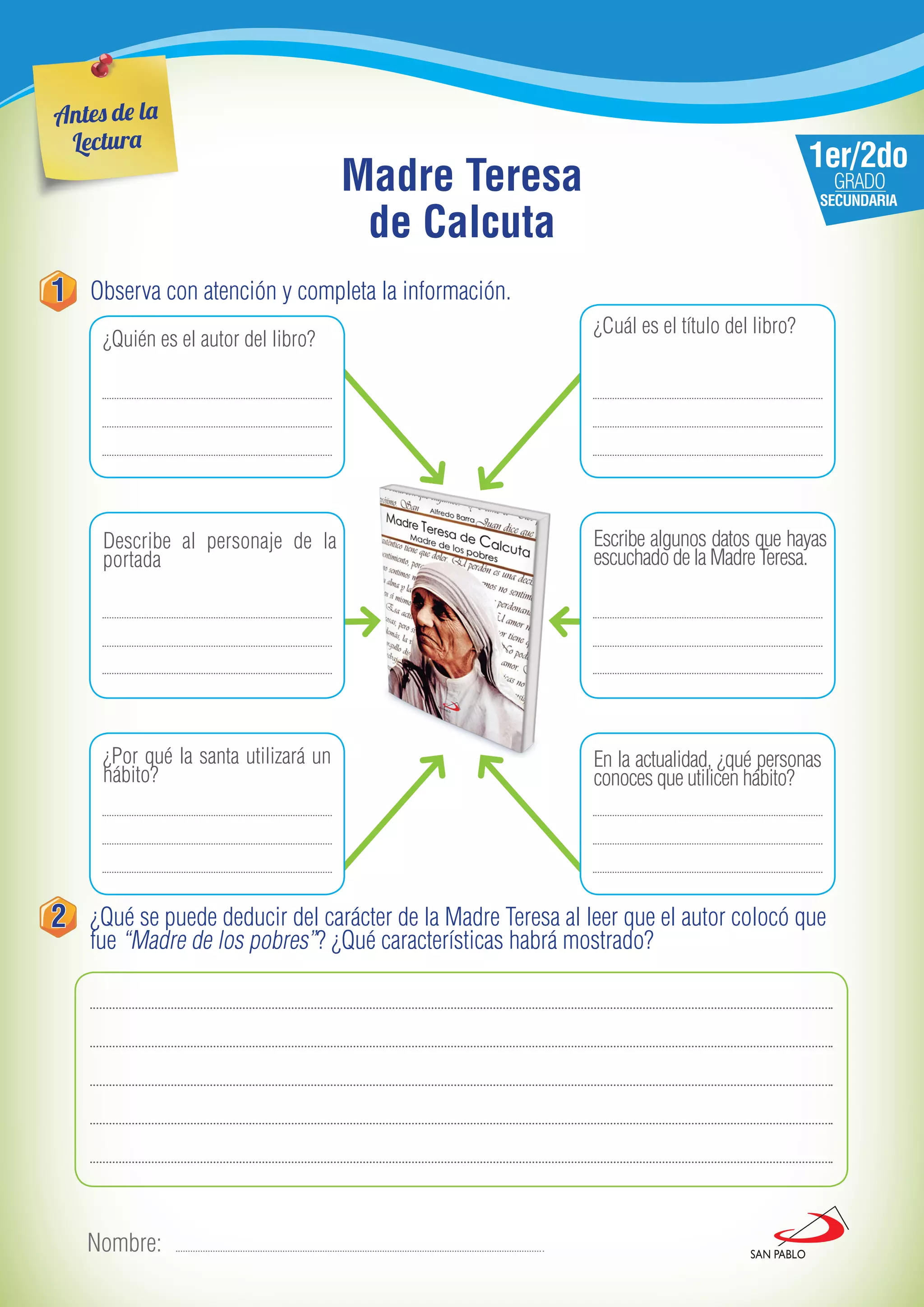 Madre teresa-de-calcuta | PDF