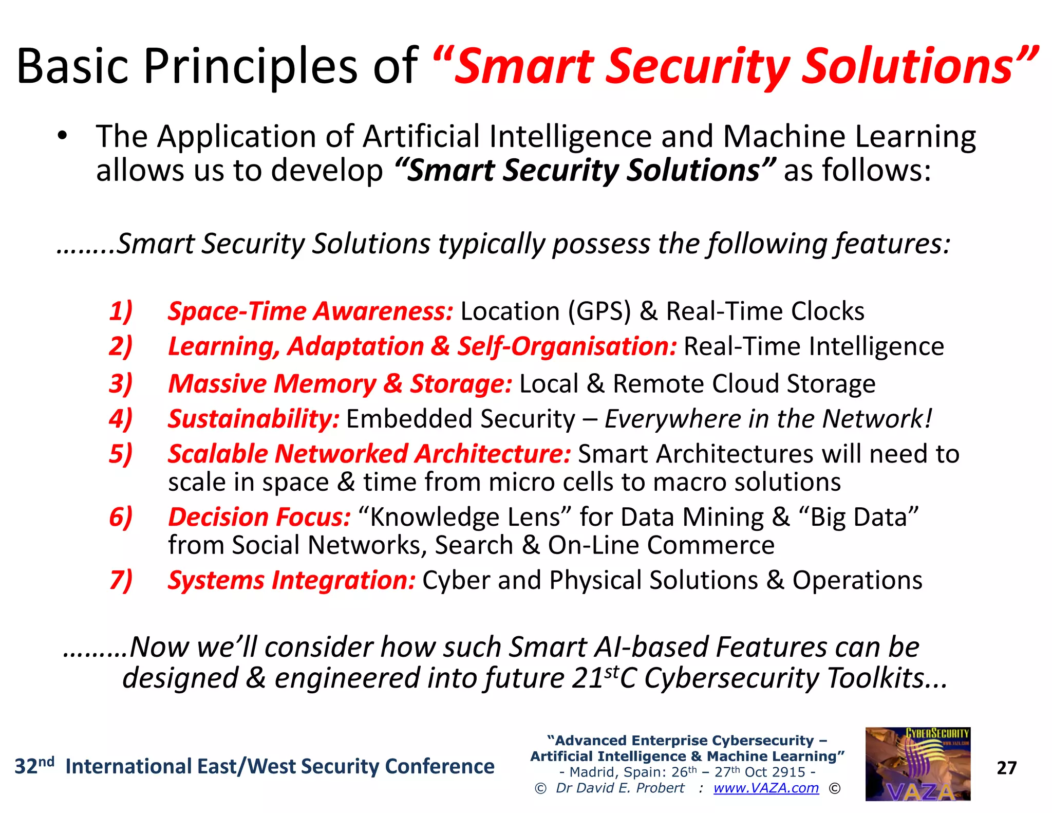 Artificial Intelligence and Machine Learning for Cybersecurity | PDF