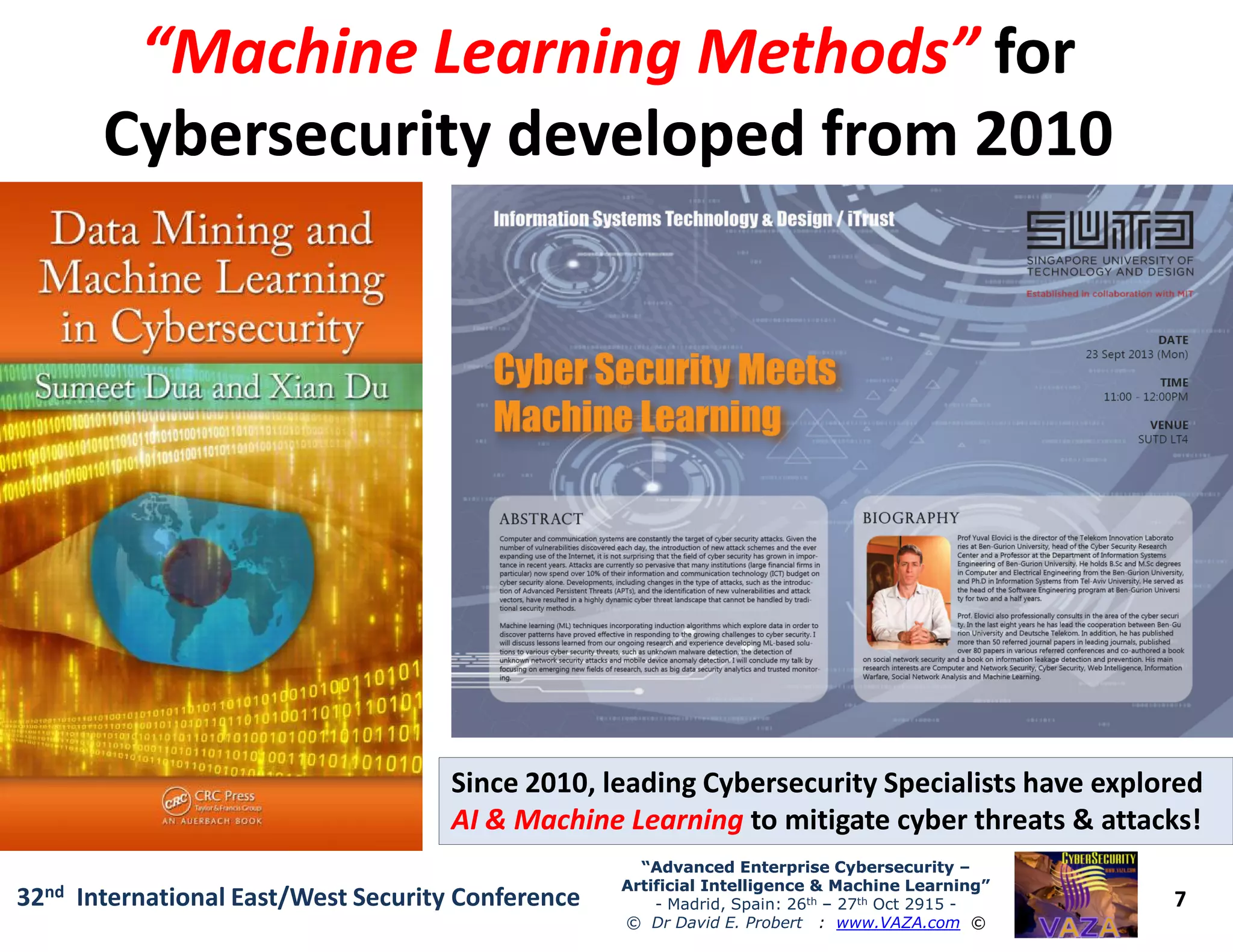 Artificial Intelligence and Machine Learning for Cybersecurity | PDF