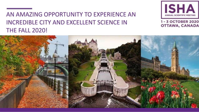 ISHA 2020 - Welcome To Ottawa | PPT