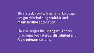 Introduction to Elixir | PPT