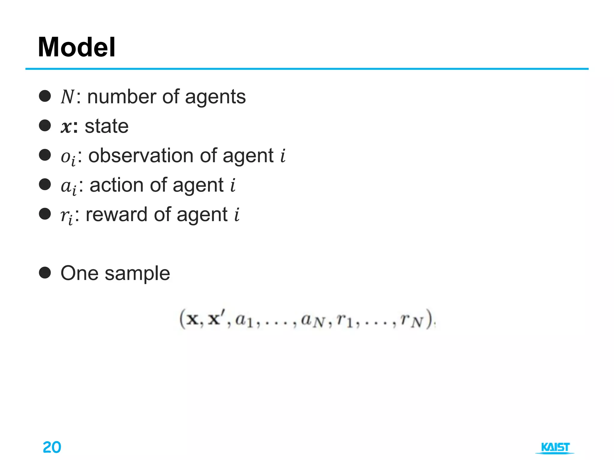 Deep Multi-agent Reinforcement Learning | PPTX