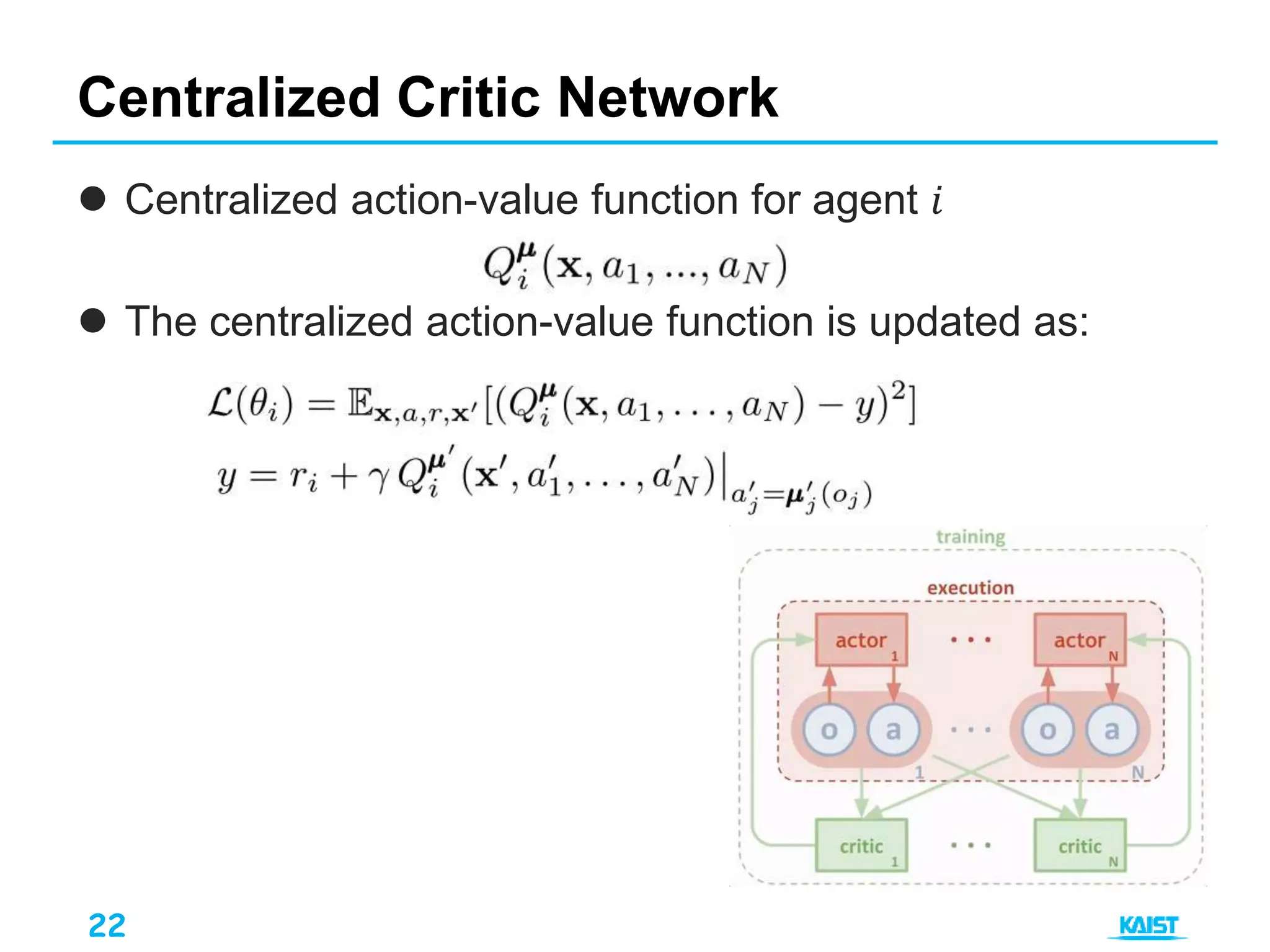 Deep Multi-agent Reinforcement Learning | PPTX
