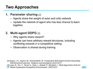 Deep Multi-agent Reinforcement Learning | PPTX