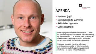 GenVind - Danmarks nationale initiativ for nyttiggørelse af kompositmaterialer | PPT