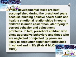 Socio-Emotional Development of Preschoolers | PPTX