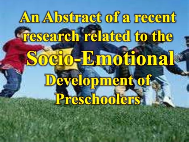 Socio Emotional Development Of Preschoolers socio-emotional-development-of-preschoolers