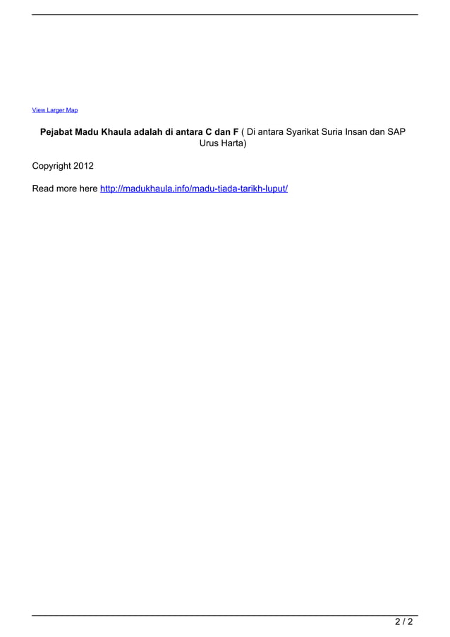 Madu tiada tarikh luput | PDF