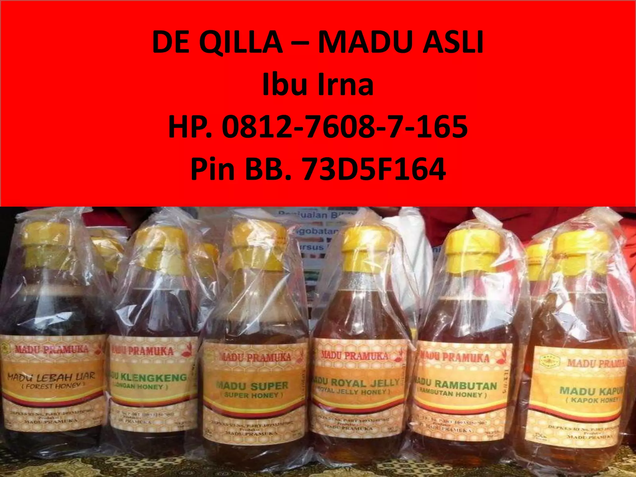 Madu asli – 100 % murni | PPTX