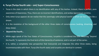 Mandukya Upanishad (the four states of consciousness) | PPTX | Hinduism ...
