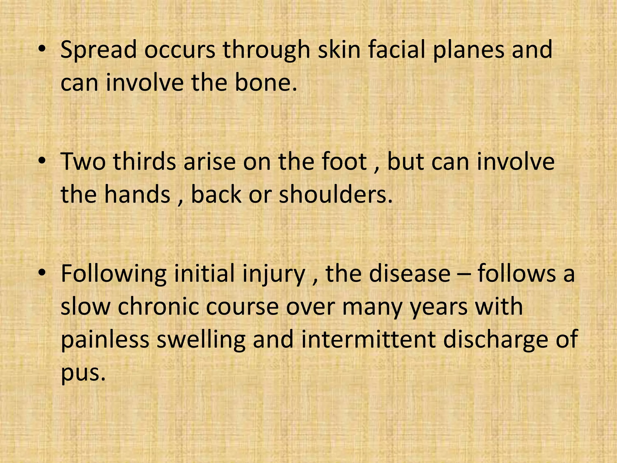 Madura foot ppt | PPTX