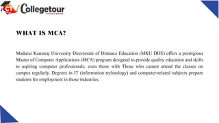 Madurai Kamaraj University's Distance Education Directorate.pptx