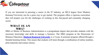 Madurai Kamaraj University's Distance Education Directorate.pptx