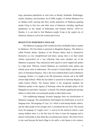 Madurese language morphology | PDF