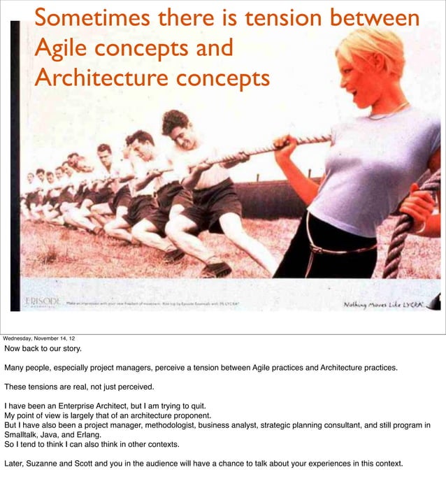 Agile Architecture Mae Slides With Speaker Notes Pdf Programming