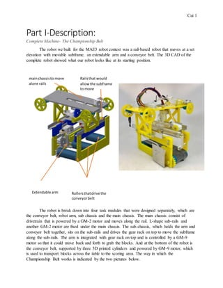 Mae3 robot analysis | DOCX