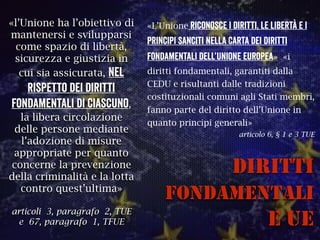 Difesa MAE. I (diritti) fondamentali. | PPT
