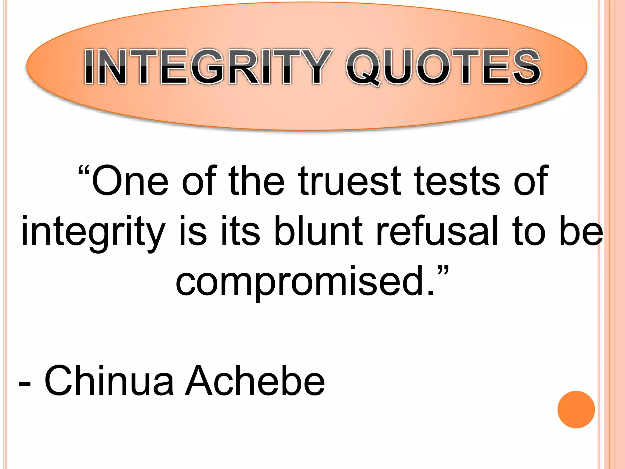 Professionalism and Integrity | PPTX