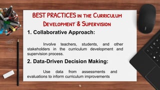 MAED 503-ECE-CURRICULUM DEVELOPMENT AND SUPERVISION | PPT