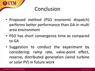 Multi Area Economic Dispatch | PPT