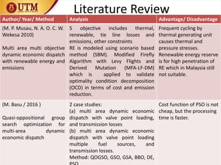 Multi Area Economic Dispatch | PPT